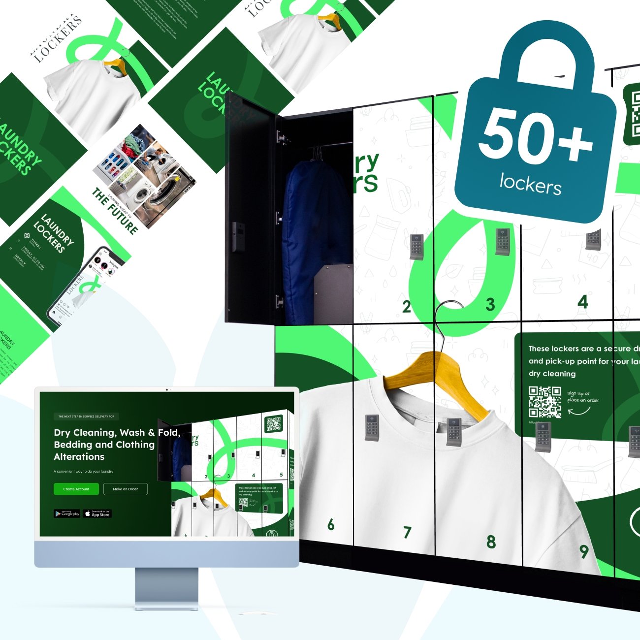 Laundry Locker Complete Packages USA - All-In-One Solutions